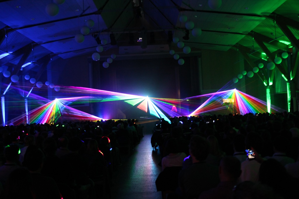 Laser Show for Opening Ceremonies and Inaugurations