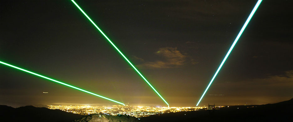 Outdoor and Open Air Laser Show