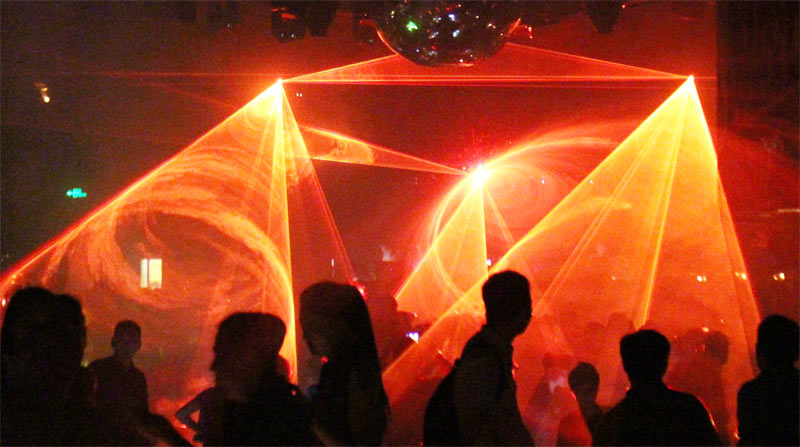 Nightclub and Disco Laser Show