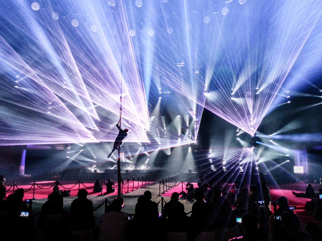 PRG Highlight Show at Prolight+Sound Frankfurt 2018 - Laserworld